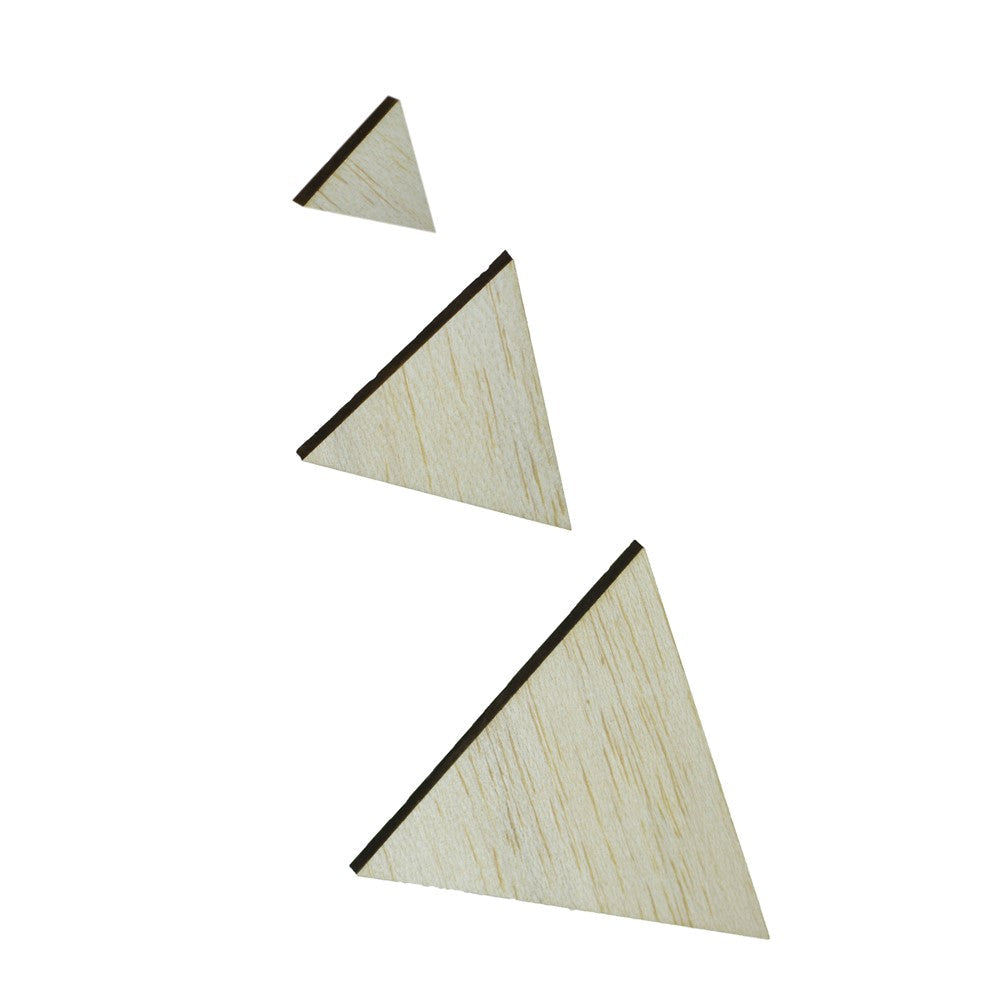 Natural Wood Craft Shapes - Balsa Triangles — Naturally Craft